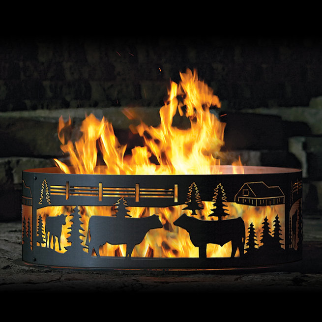 Custom Metal Fire Rings | Fox River Fire Rings
