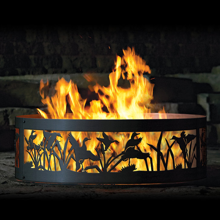Custom Metal Fire Rings | Fox River Fire Rings