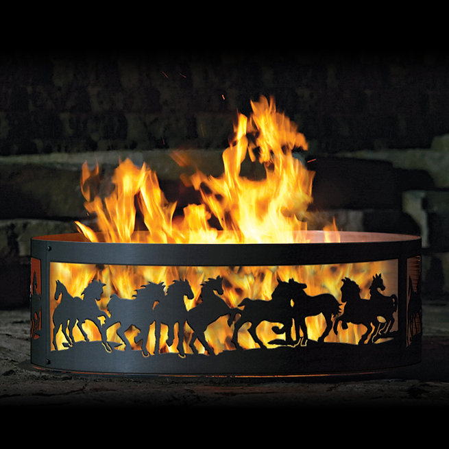 Shop Custom Metal Fire Rings | Fox River Fire Rings
